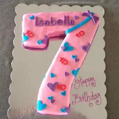 Happy 7th Birthday Cake