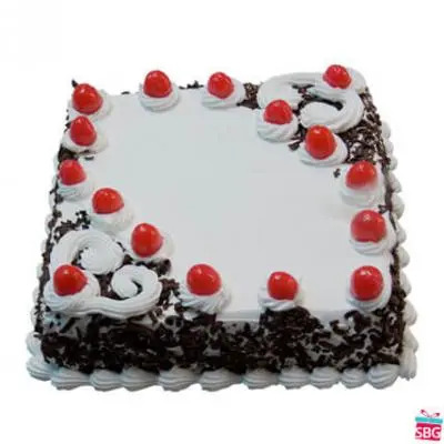 Buy Square Black Forest Cake Online | Same Day Square Black Forest Cake ...