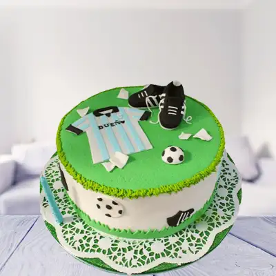 Buy/Send Football Green Cake Online @ Rs. 2567 - SendBestGift